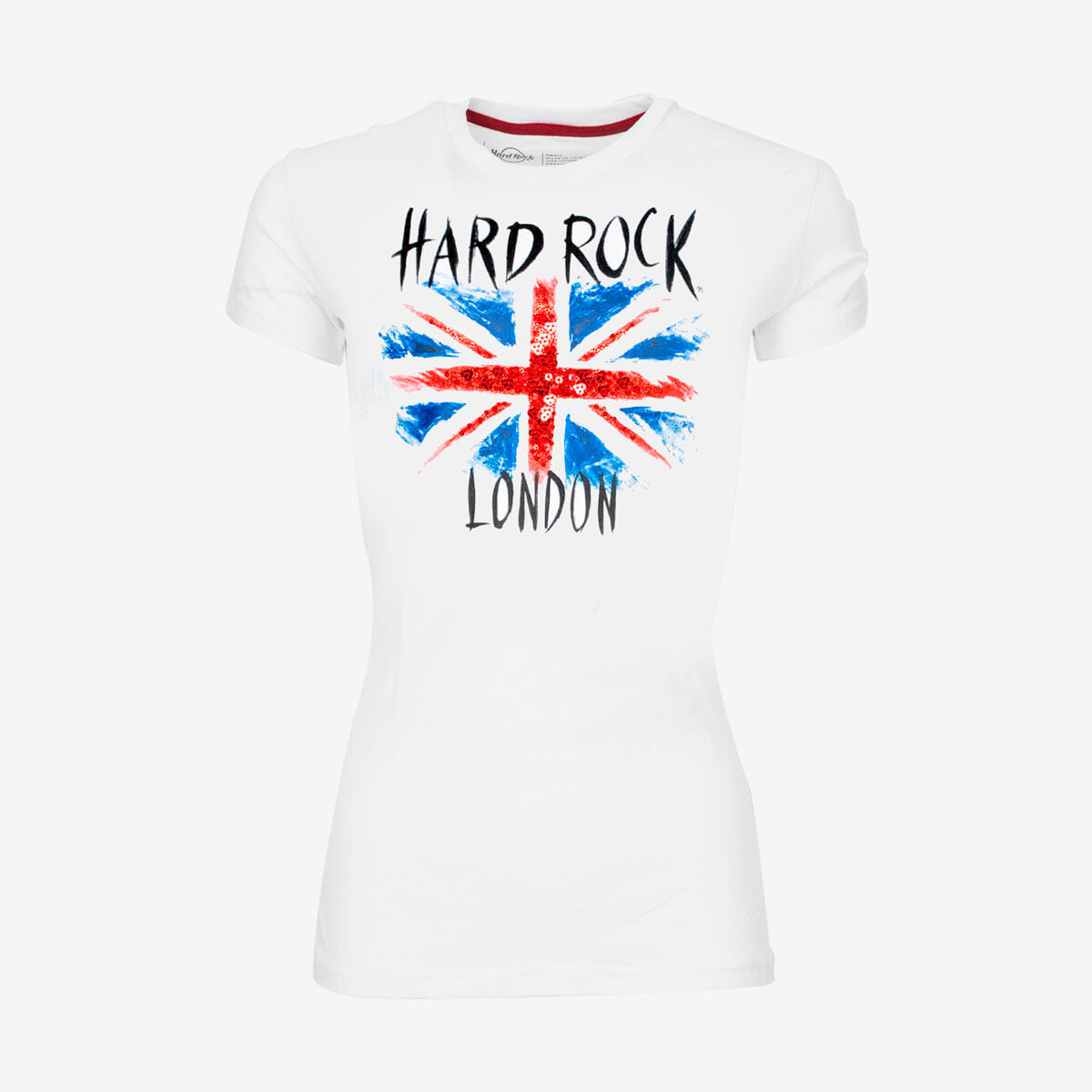 Women's Sequin Guitar Flag Tee | Online Rock Shop Women's Sequin Guitar Flag Tee | Online Rock Shop