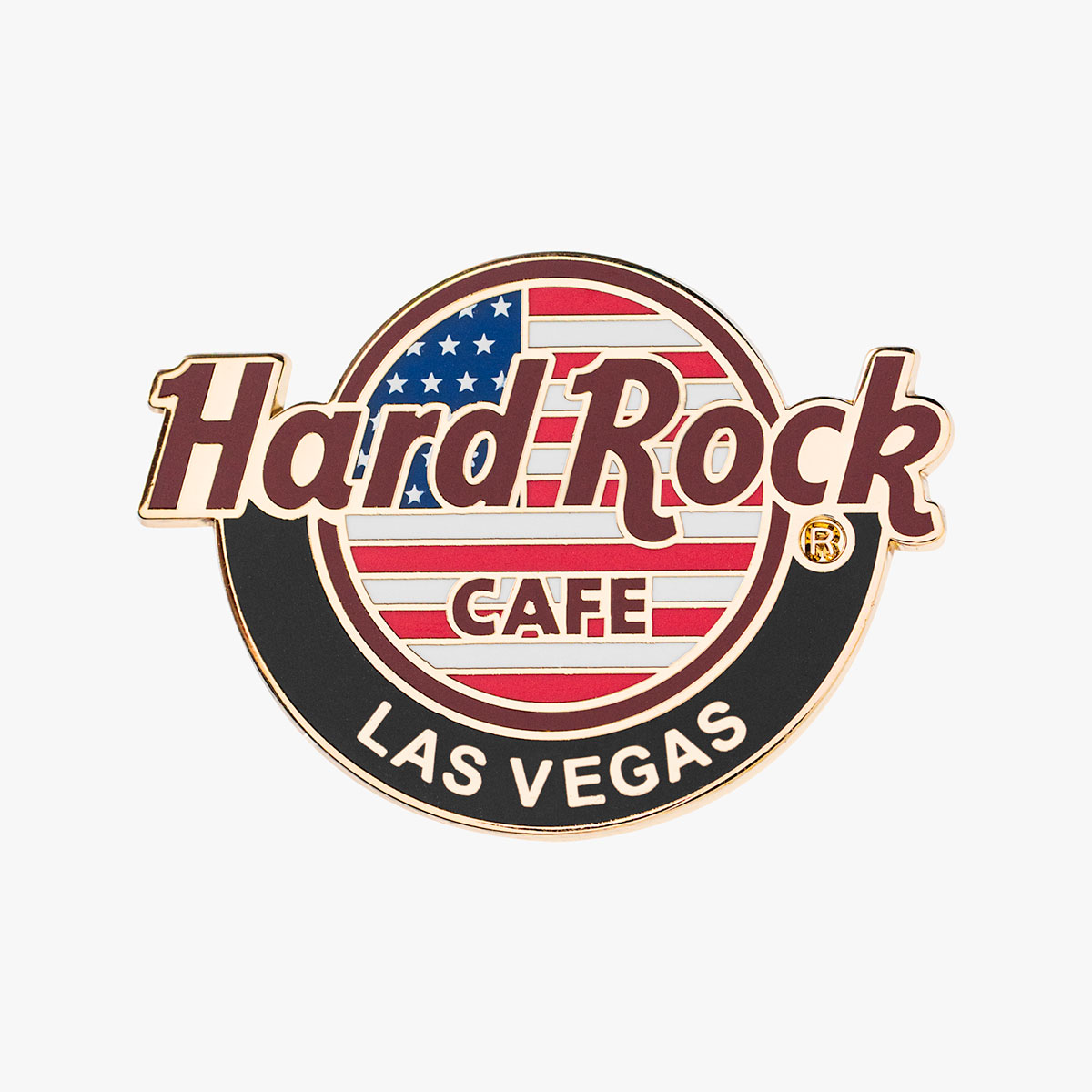 Hard Rock Core Logo Flag Collectible Pin | Online Rock Shop